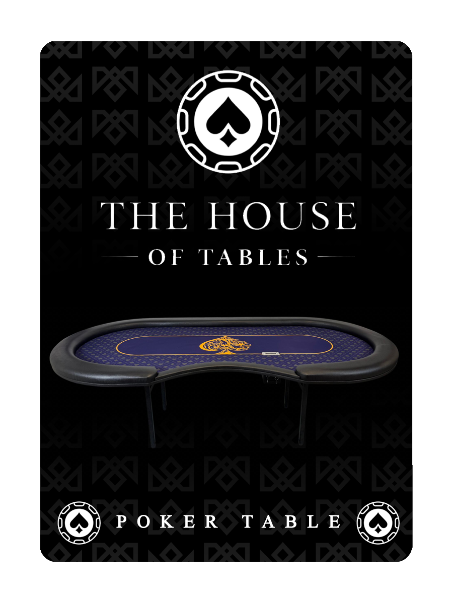 HOUSE of TABLES POKER TABLE (Full Table) | ACCESSORIES by MADISON.cards ...