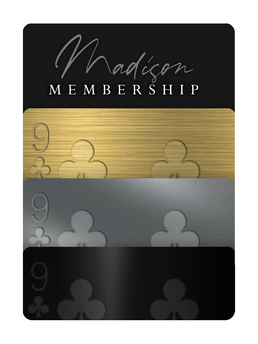 The MADISON MEMBERSHIP CARD | MERCH by MADISON.cards | MADISON.cards